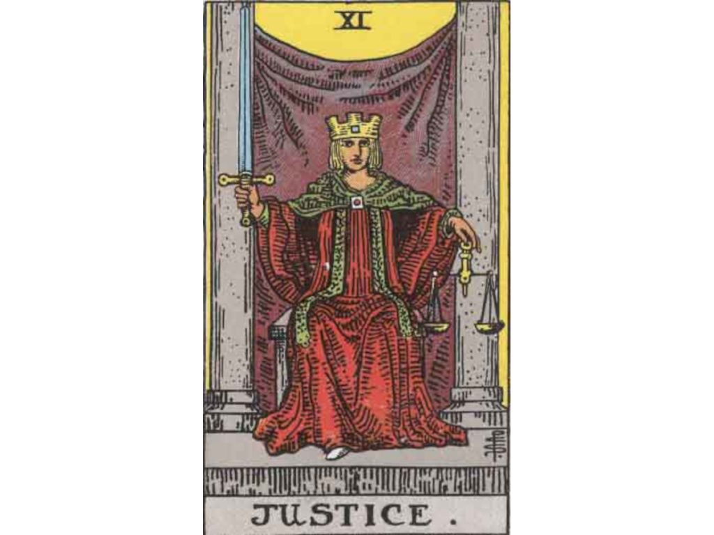 Justice Tarot Card - Tarot Decks